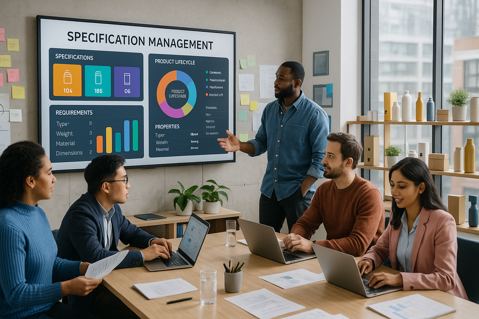 What is Specification Management in a PLM Software?